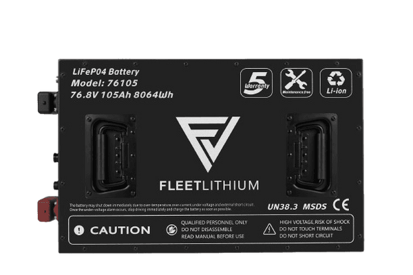 76 Volt 105 AH Fleet Lithium Battery